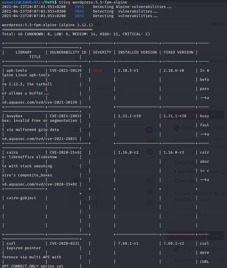 Seguridad Docker P2 | uno mas del IES Caminas